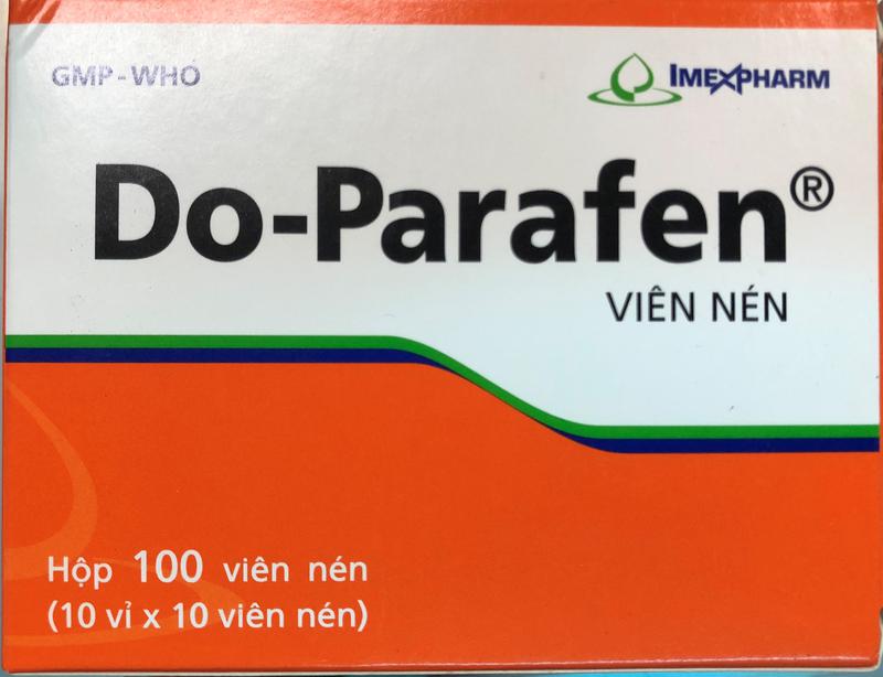 Do-Parafen (Paracetamol, Ibuprofen) Imexpharm (H/100v)