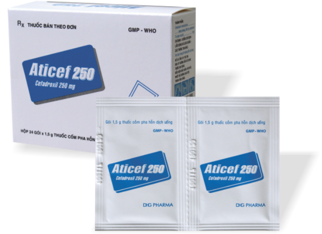 Aticef 250 (Cefadroxil) DHG Pharma (H/24g)