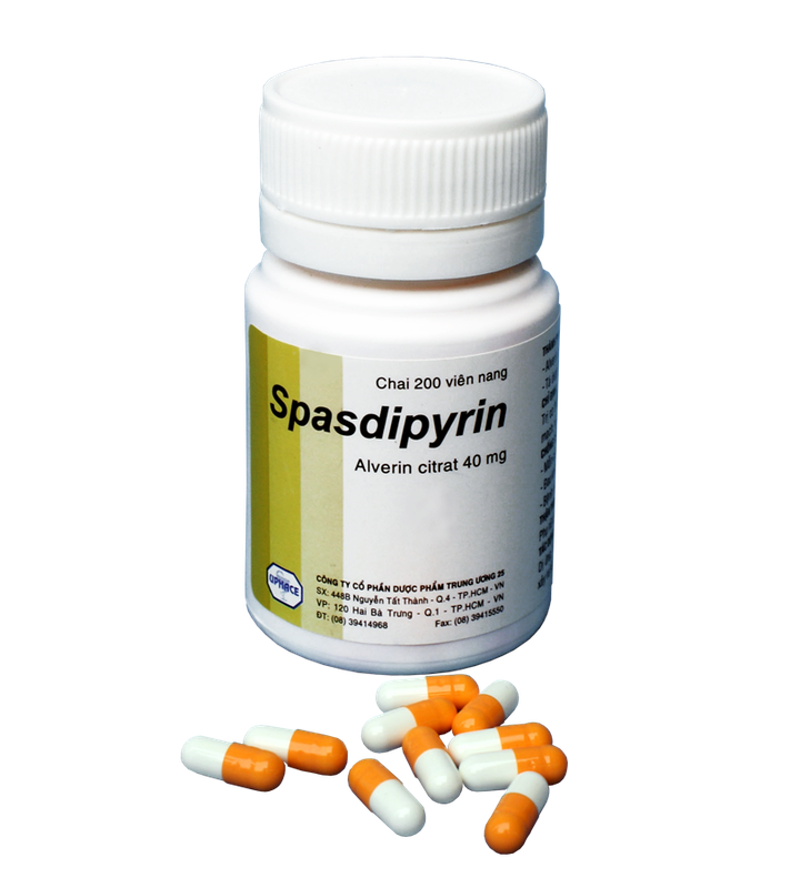 Spasdipyrin 40 (Alverin) Uphace (C/200v)