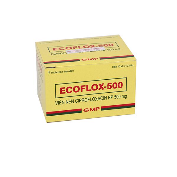 Ecoflox (Ciprofloxacin) 500mg Medley (H/100v)