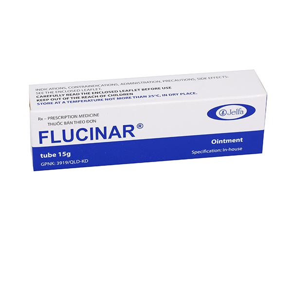 Flucinar Cream (Fluocinolon acetonid) Jelfa (Tuýp/15gr)