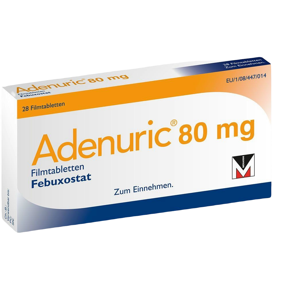 Adenuric 80mg (Febuxostat) Hộp 28 viên