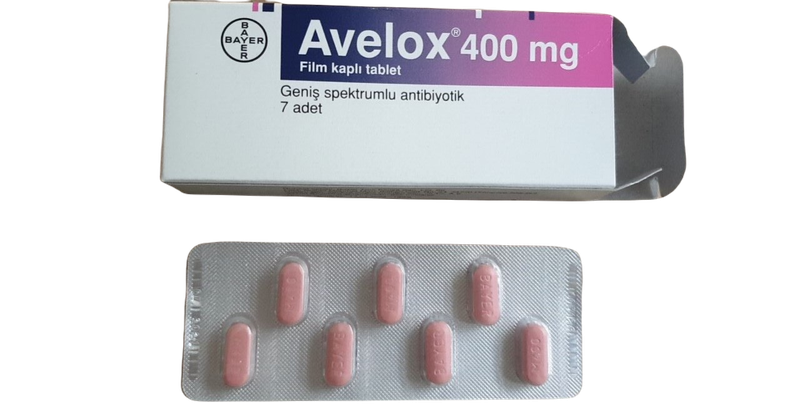 Avelox 400mg (Moxifloxacin) Bayer (H/5v)
