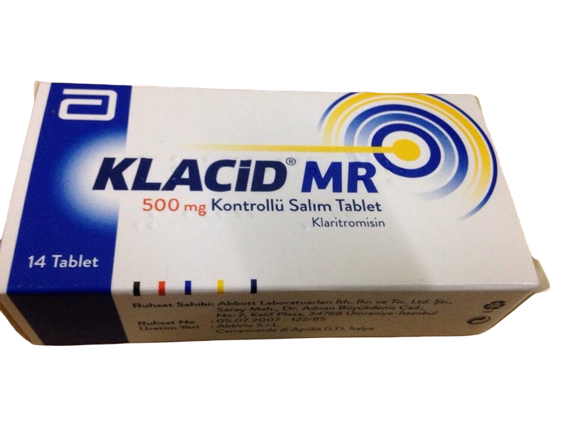Klacid MR 500mg (Clarithromycin) Abbott Turkey (H/14V)