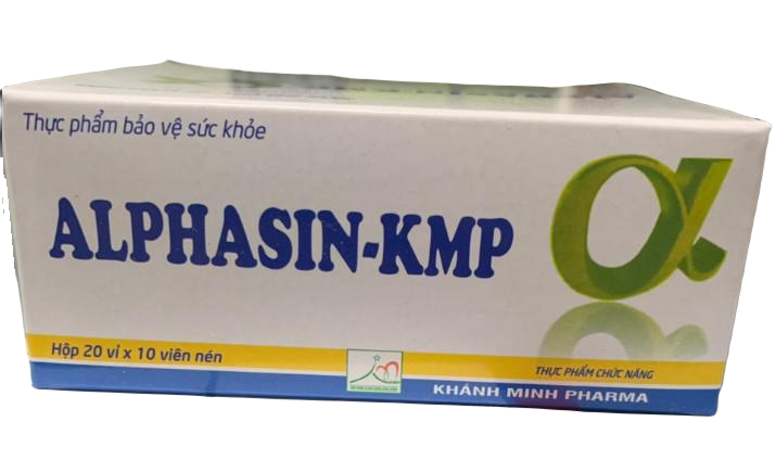 Alphasin-KMP (Alphachymotrypsin) Khánh Minh (Hộp/200v)