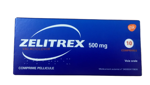 Zelitrex (Valaciclovir) 500mg GSK (H/10v)