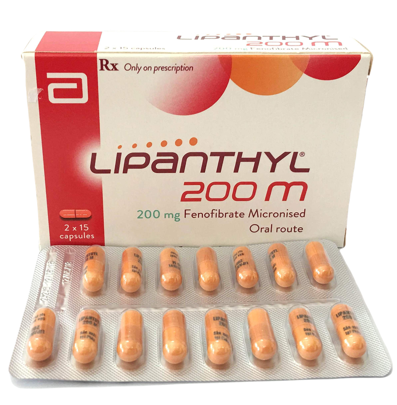 Lipanthyl 200mg (Fenofibrate) Abbott (h/30v)