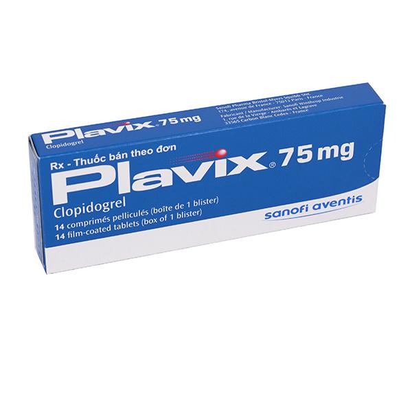 Plavix 75mg (Clopidogrel) Sanofi France (H/14V)