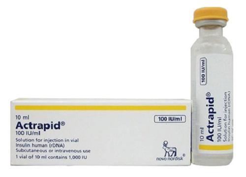 Actrapid (Insulin) 100Iu/ml _Novo Nordisk (H/1 lọ 10ml)