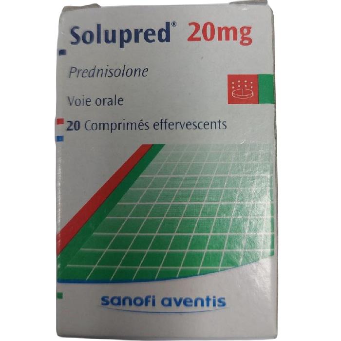 Solupred 20mg (Prednisolone) Sanofi (C/20v)