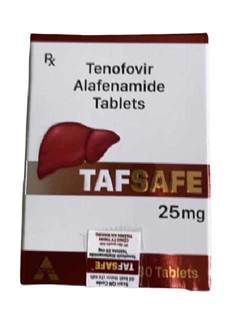 TAFSAFE 25mg (Tenofovir Alafenamide Fumarate) Atra IP (H/30V)