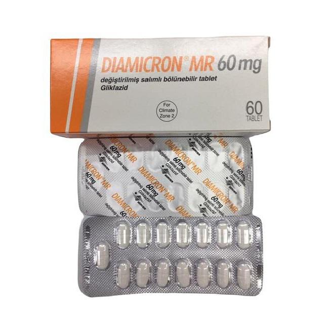 Diamicron MR 60mg (Gliclazide) Servier Turkey (H/60V)
