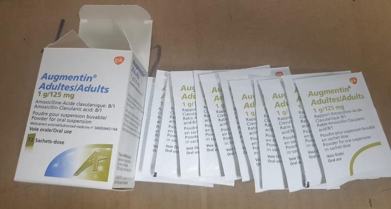 Augmentin 1g/125mg Adulte (Amoxicilline, Clavulanic acid) GSK (Hộp/12 gói)