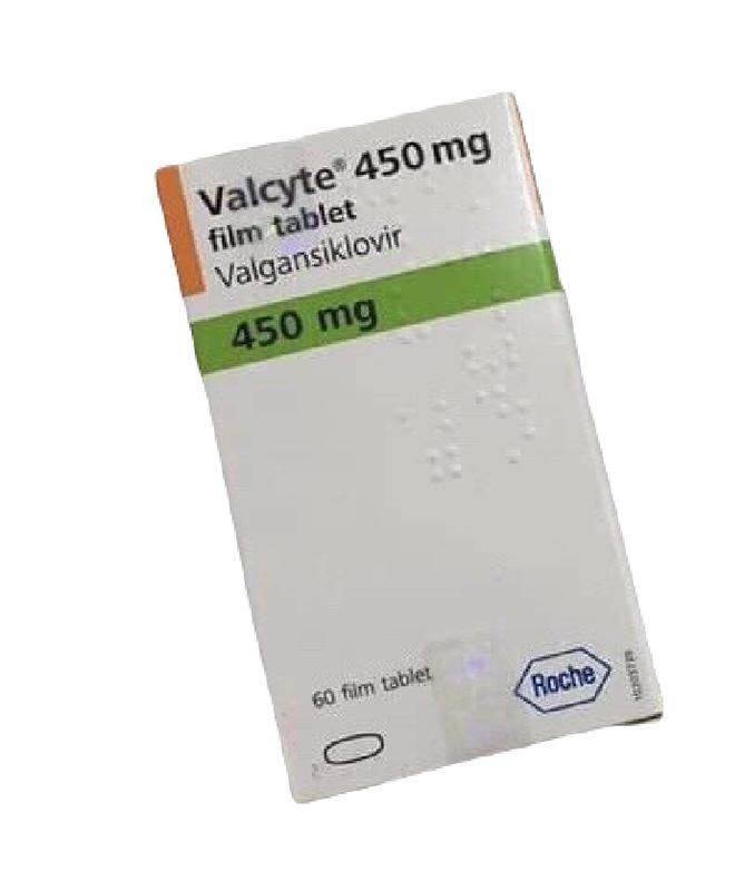 Valcyte 450mg (Valganciclovir) Roche Turkey (H/60V)