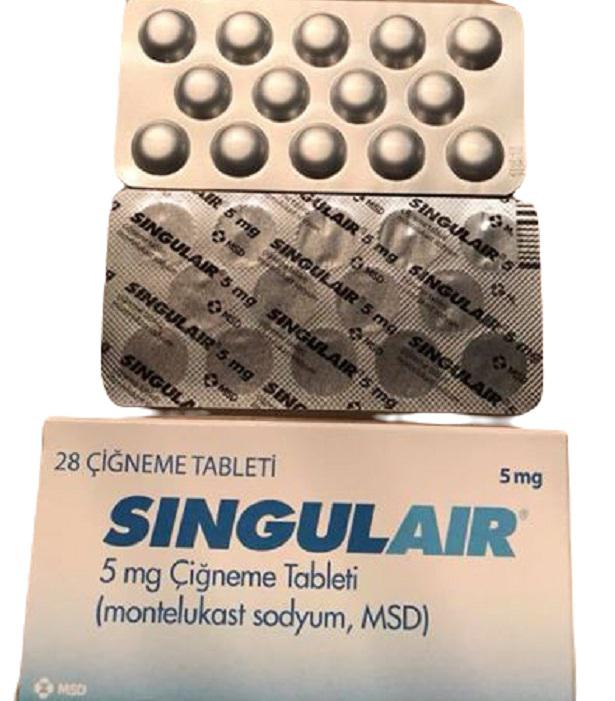 Singulair 5mg (Montelukast) MSD Turkey (H/28V)
