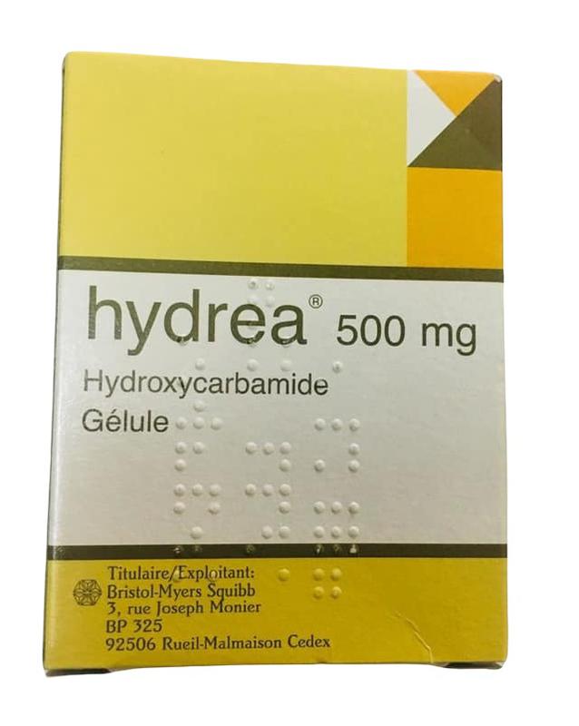 Hydrea 500mg (Hydroxycarbamide) Bristol Myers Squibb France (H/20v)