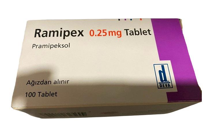 Ramipex 0.25mg (pramipexole) DEVA Turkey (H/100V)