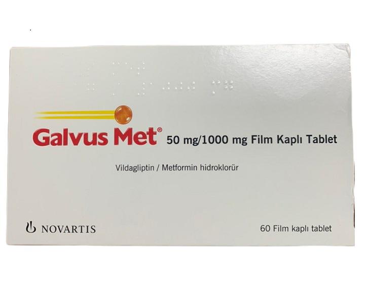 Galvus Met 50mg/1000mg (Vildagliptin, Metformin) Novartis (H/60v)