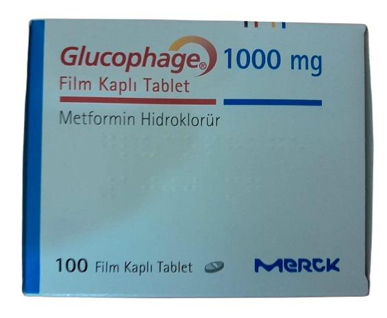 Glucophage 1000mg (Metformin) Merck (H/100v)
