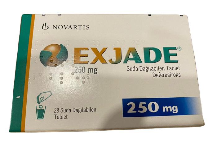 Exjade 250mg (Deferasirox) Novartis Turkey (H/28v)