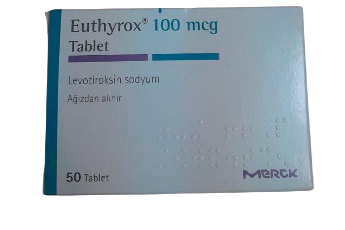 Euthyrox 100mcg (Levothyroxin) Merck Turkey (H/50V)