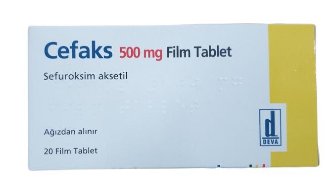 Cefaks 500mg (Cefuroxime) Deva Hộp 20 viên