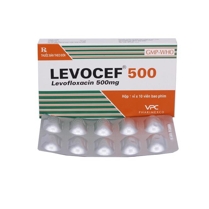 Levocef 500 (Levofloxacin) Pharimexco (H/10v)