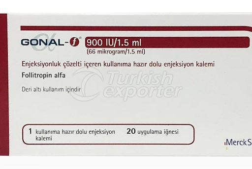 Gonal F 900 IU (Follitropin alfa) Merck Turkey (H/1 But + 20 Kim tiem)