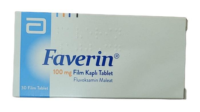 Faverin 100mg (Fluvoxamin) Abbott Turkey (H/30V)