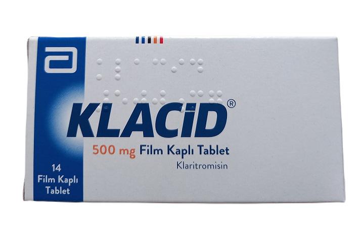 Klacid 500mg (Clarithromycin) Abbott Turkey (H/14v)