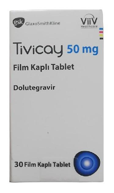 Tivicay 50mg (Dolutegravir) GSK Turkey (H/ Lo/ 30V)