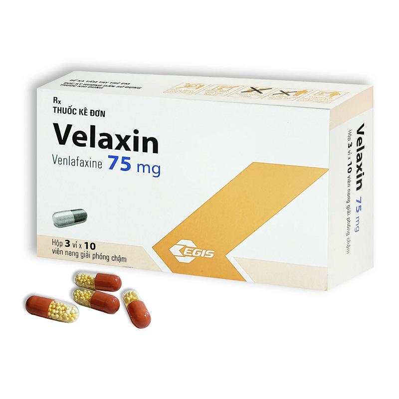 Velaxin 75mg (Venlafaxine) Egis (H/30v)