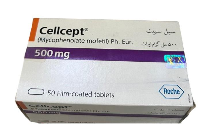 CellCept 500mg (Mikofenolat Mofetil) Roche Pakistan (H/50v)