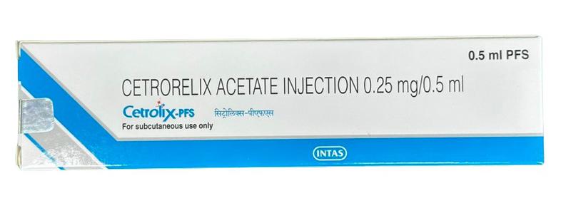 Cetrolix-PFS 0.25mg (Cetrorelix) Intas IP (H/1 ong)