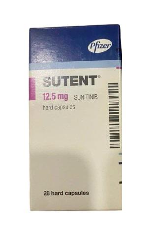 Sutent 12.5mg(Sunitinib) Pfizer Egypt (H/28V)
