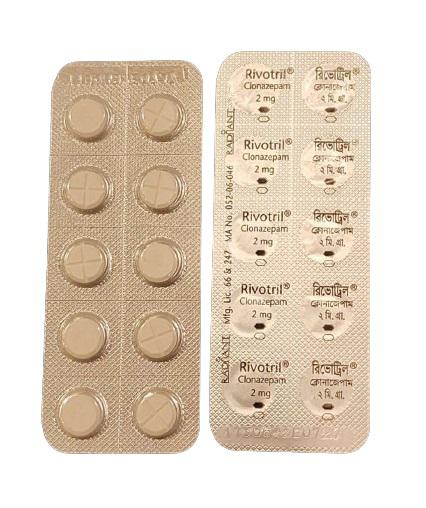 Rivotril 2mg (Clonazepam) Roche IP (Vỉ /10V)